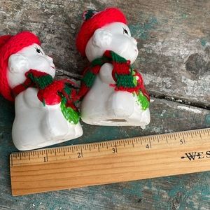 Lefton | Holiday | Vintage Christmas Lefton Snowman Figurines | Poshmark